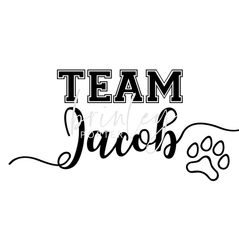 Twilight Jacob Svg Png - Etsy