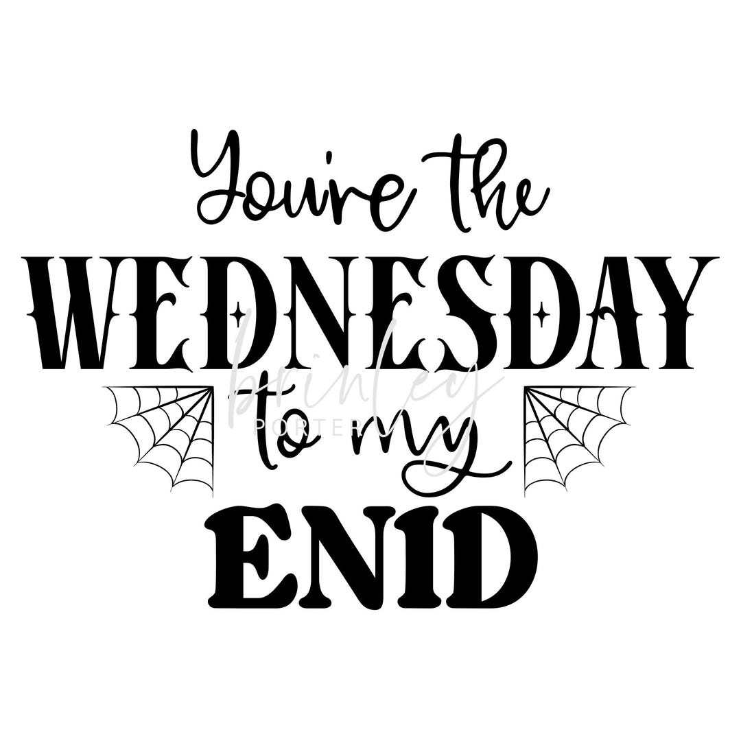 Wednesday to My Enid PNG & SVG (new!) - Etsy