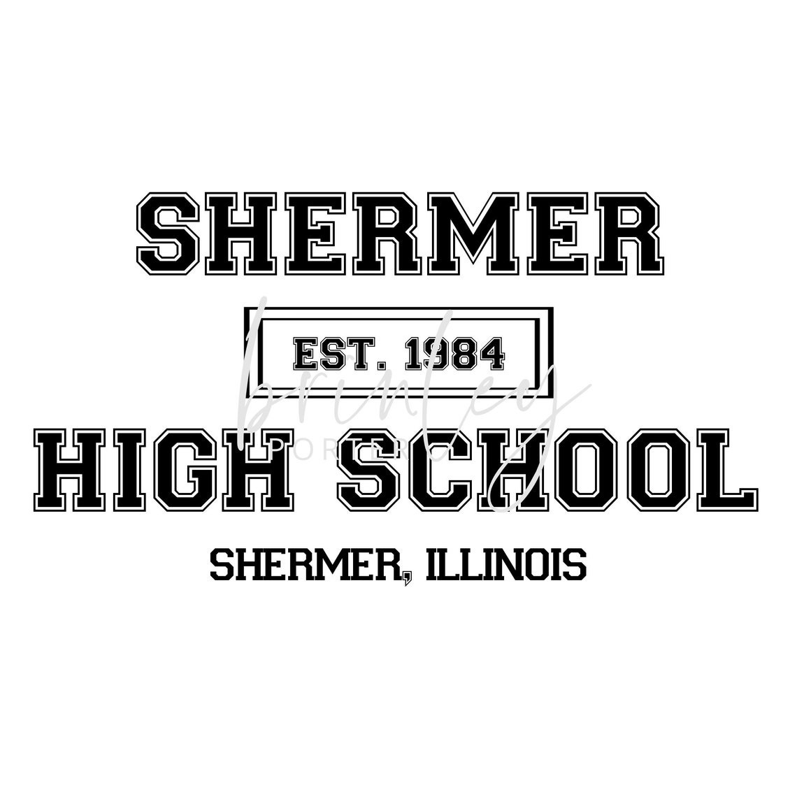 Shermer High School PNG & SVG (new!) - Etsy