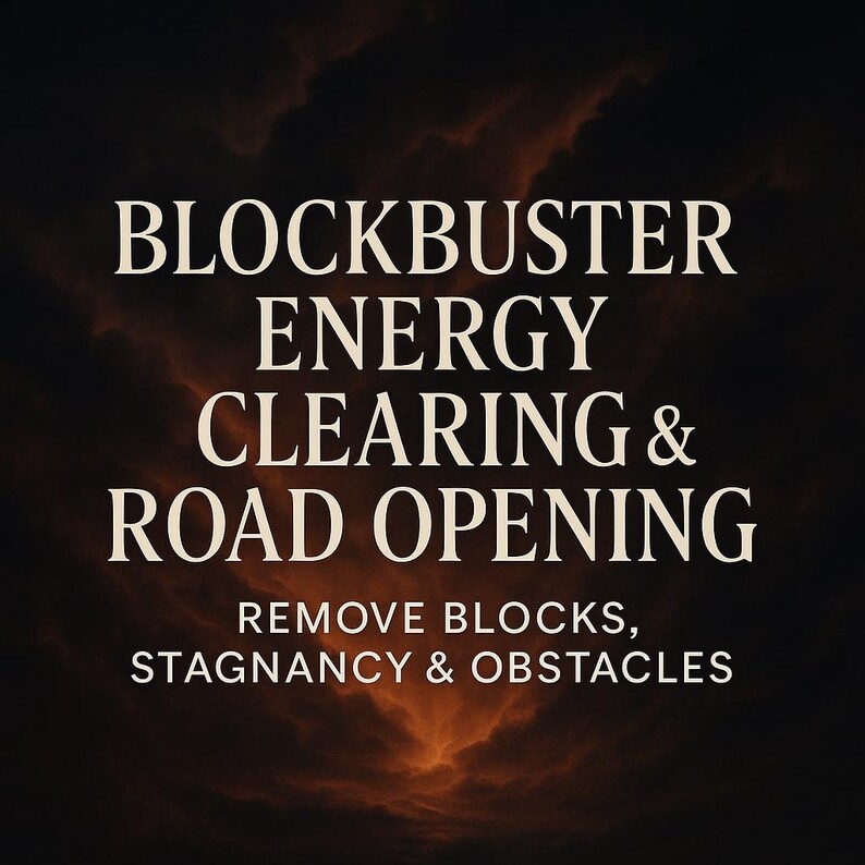 Blockbuster Energy Clearing/road Opening Remove Blocks, Stagnancy ...