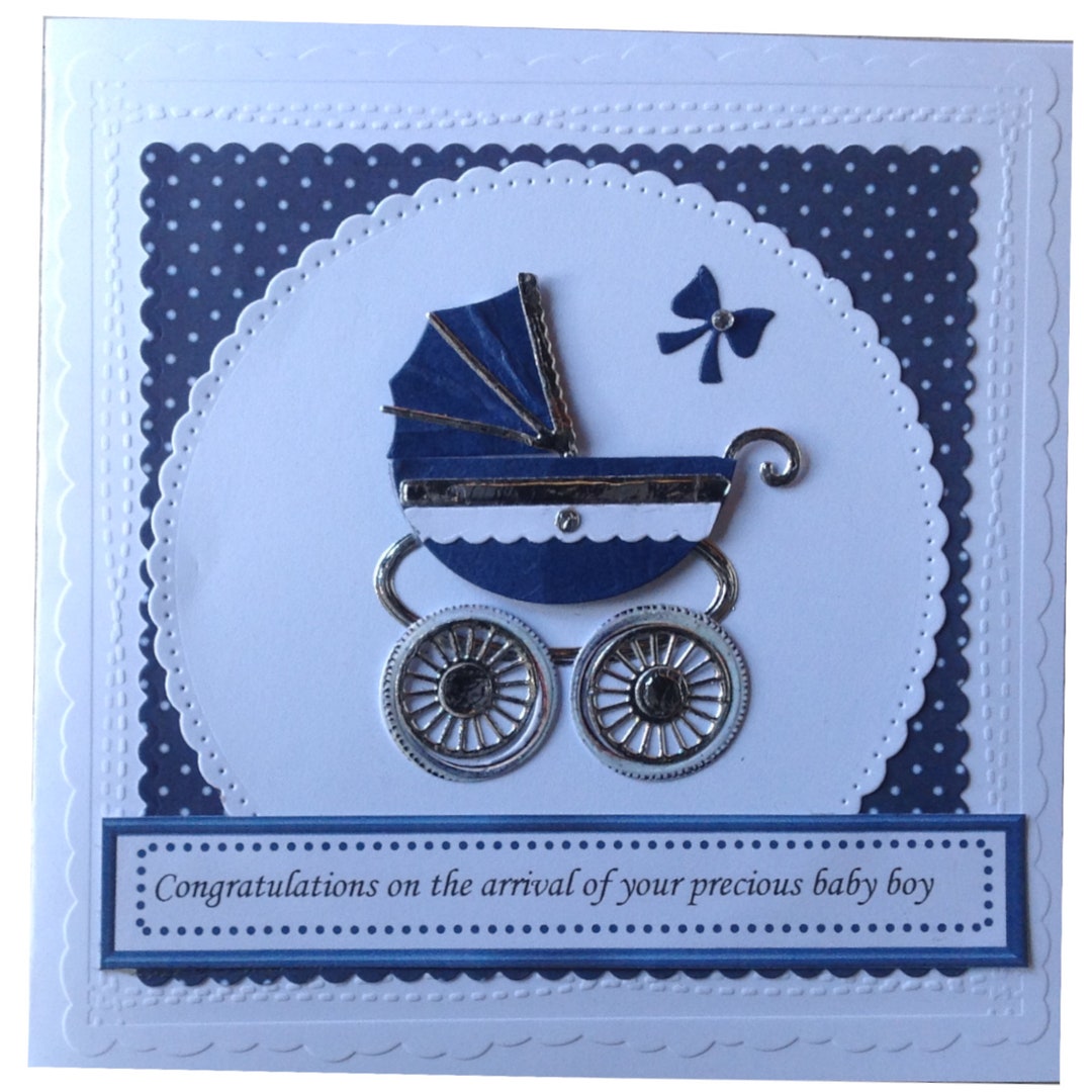Personalised New Parents - Grandparents- Welcome Baby - Keepsake Card ...