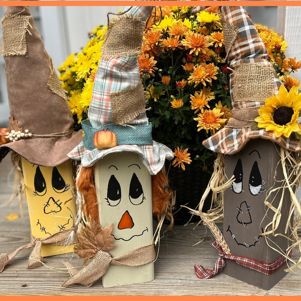 Wood Scarecrow - Etsy