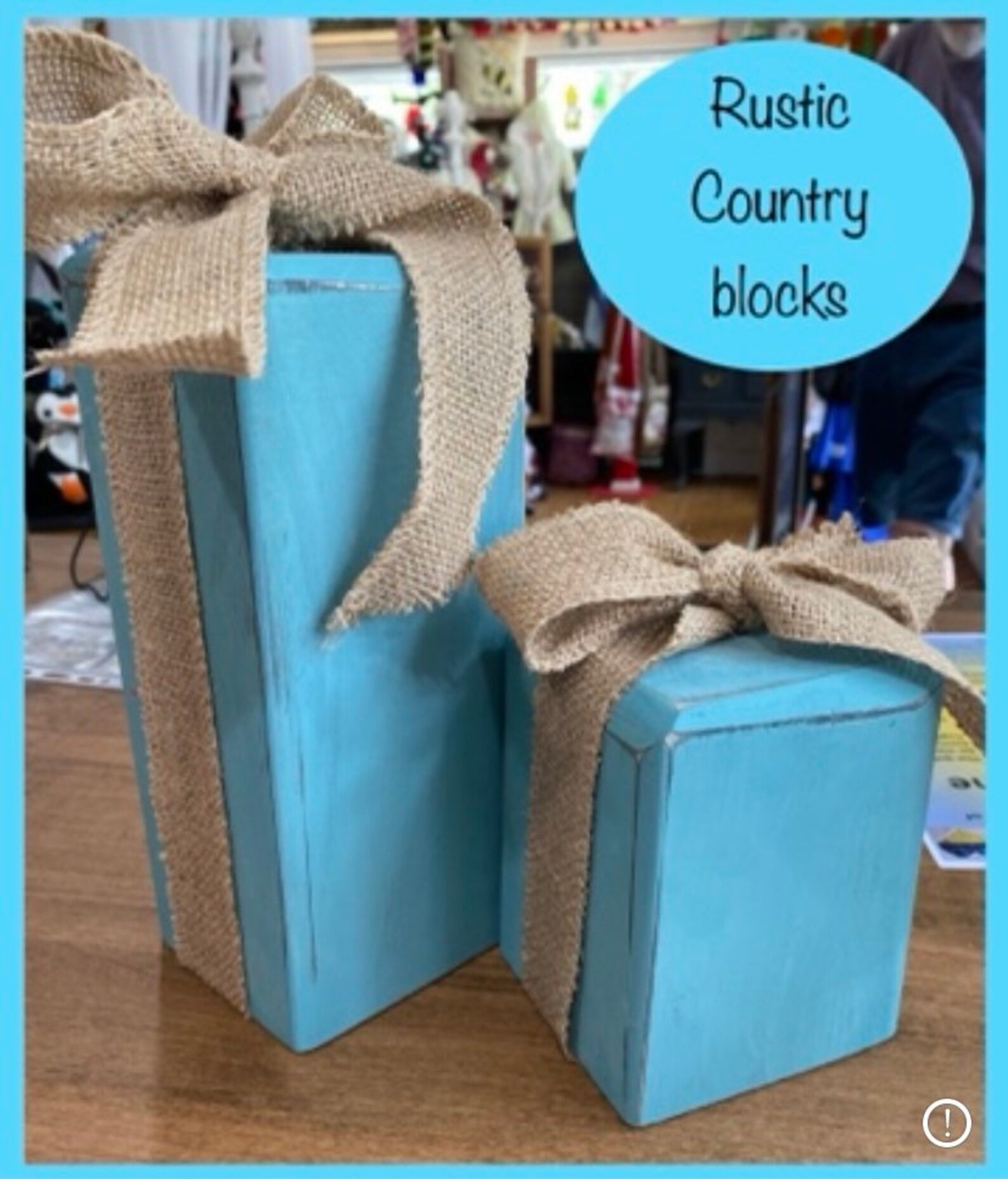 Set of Three Farmhouse Winter Blocks - Etsy