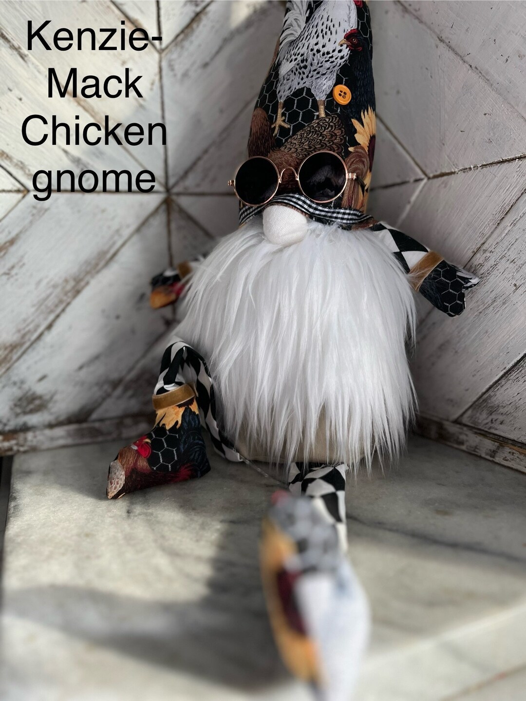 Chicken Farmhouse Gnome - Etsy