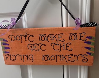 Flying Monkeys Sign - Etsy