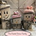Wood Block Snow-people Choice of Hat Colors Set of 3 - Etsy