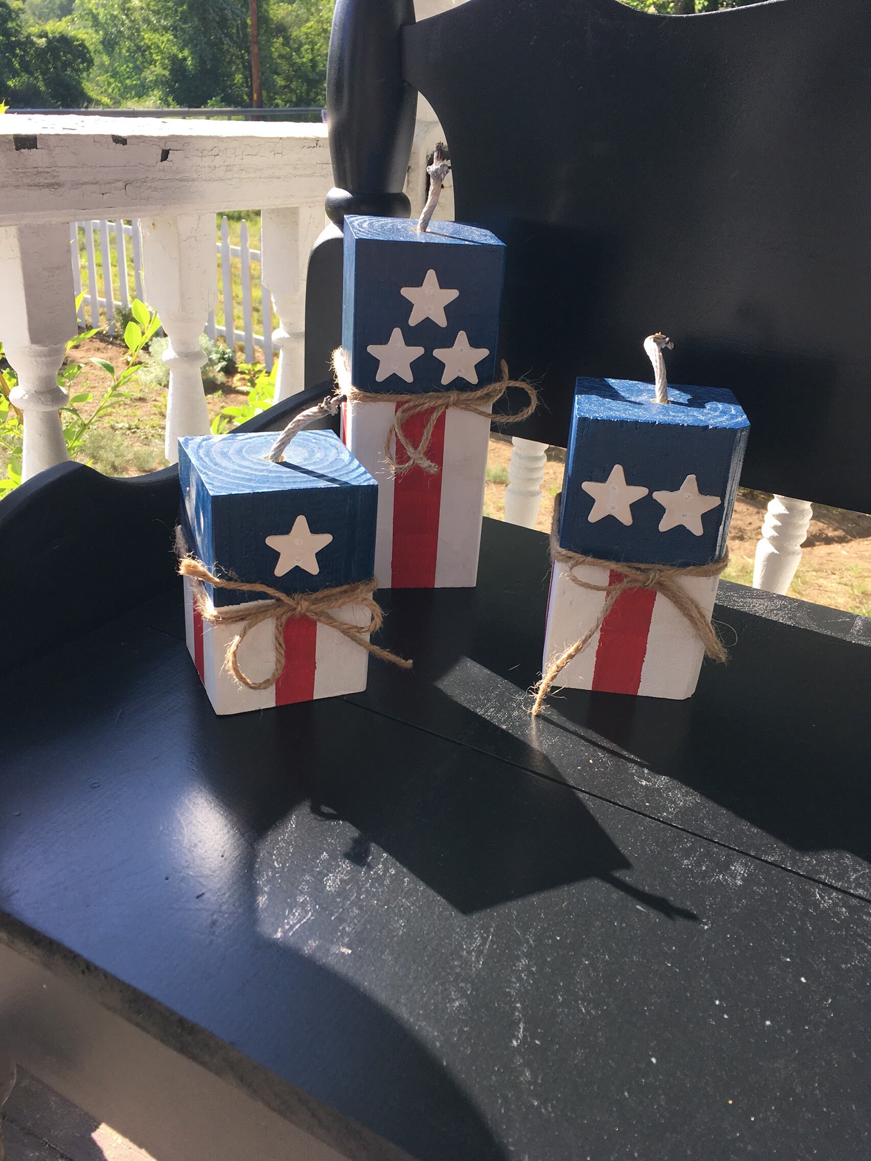 Patriotic Decor for Memorial Day & July 4th Wood Fireworks - Etsy