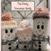 Wood Block Snow-people Choice of Hat Colors Set of 3 - Etsy