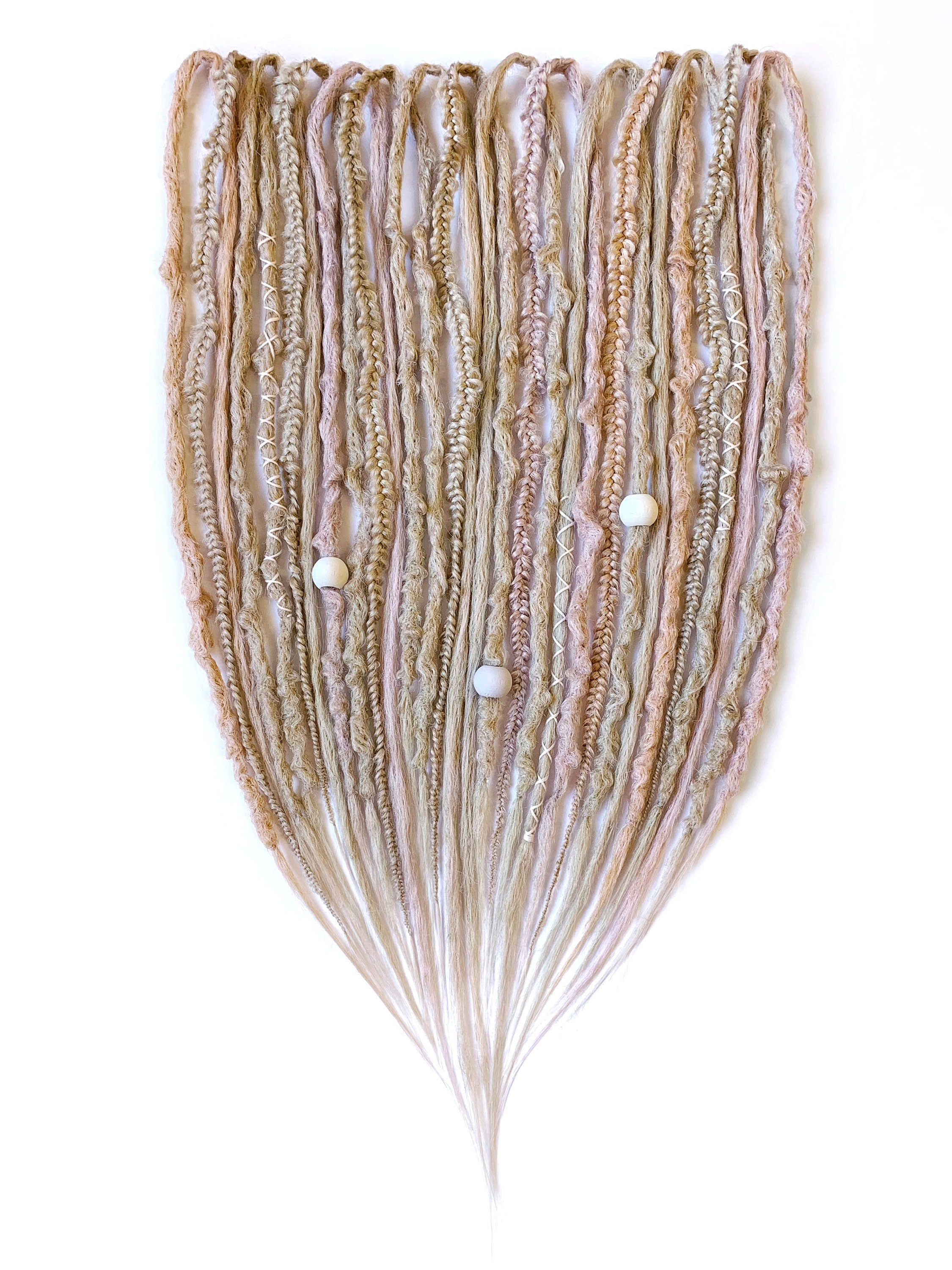 Light and Soft Mixed Textures Hair Extensions Straight and - Etsy