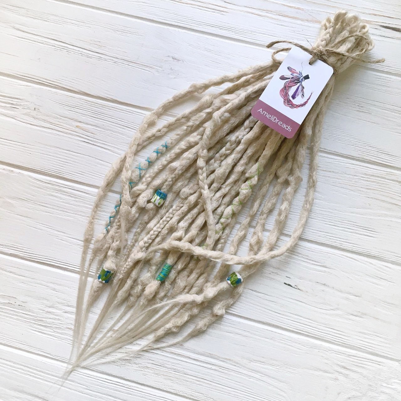 Knotty Textured SE Dreads and Braids Lightest Blonde Golden - Etsy