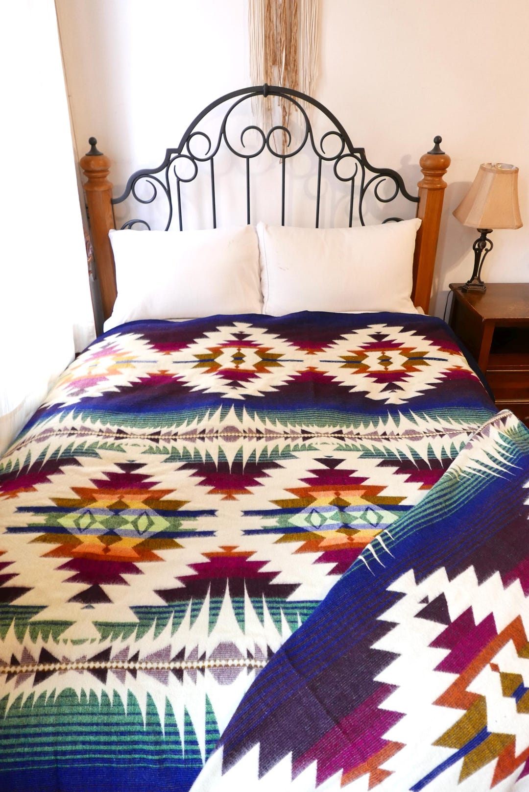 Andean / Alpaca Wool / Blanket / Handmade / Ecuadorian Andes / Hand ...