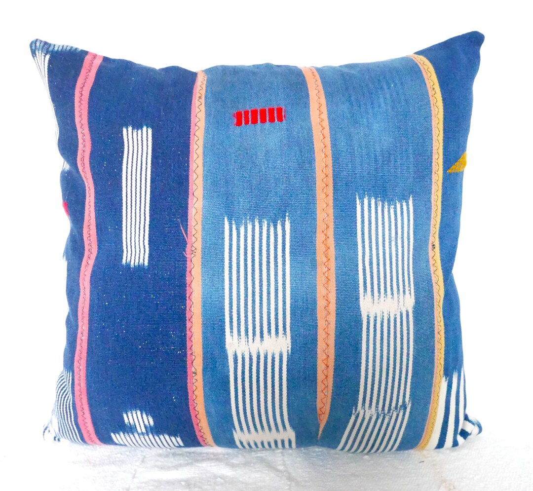 Vintage African Baule Mudcloth Fabric Textile Handmade Denim / Indigo ...