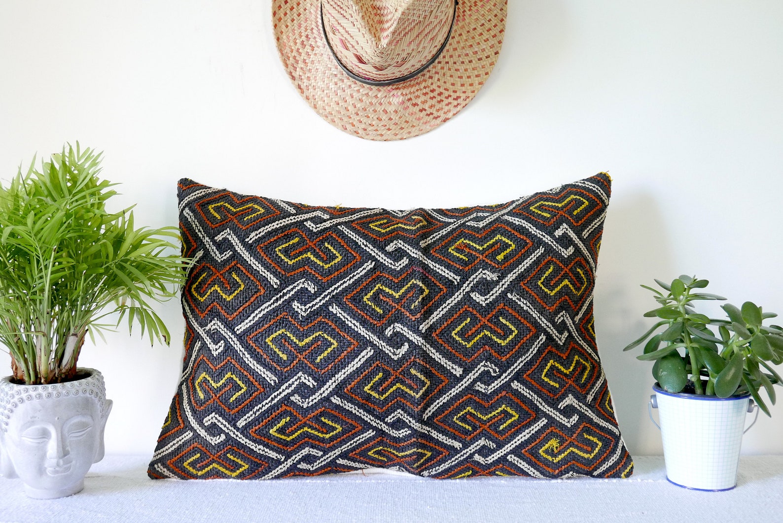 African Kuba and Mudcloth Fabric Textile Handmade Natural Raffia ...