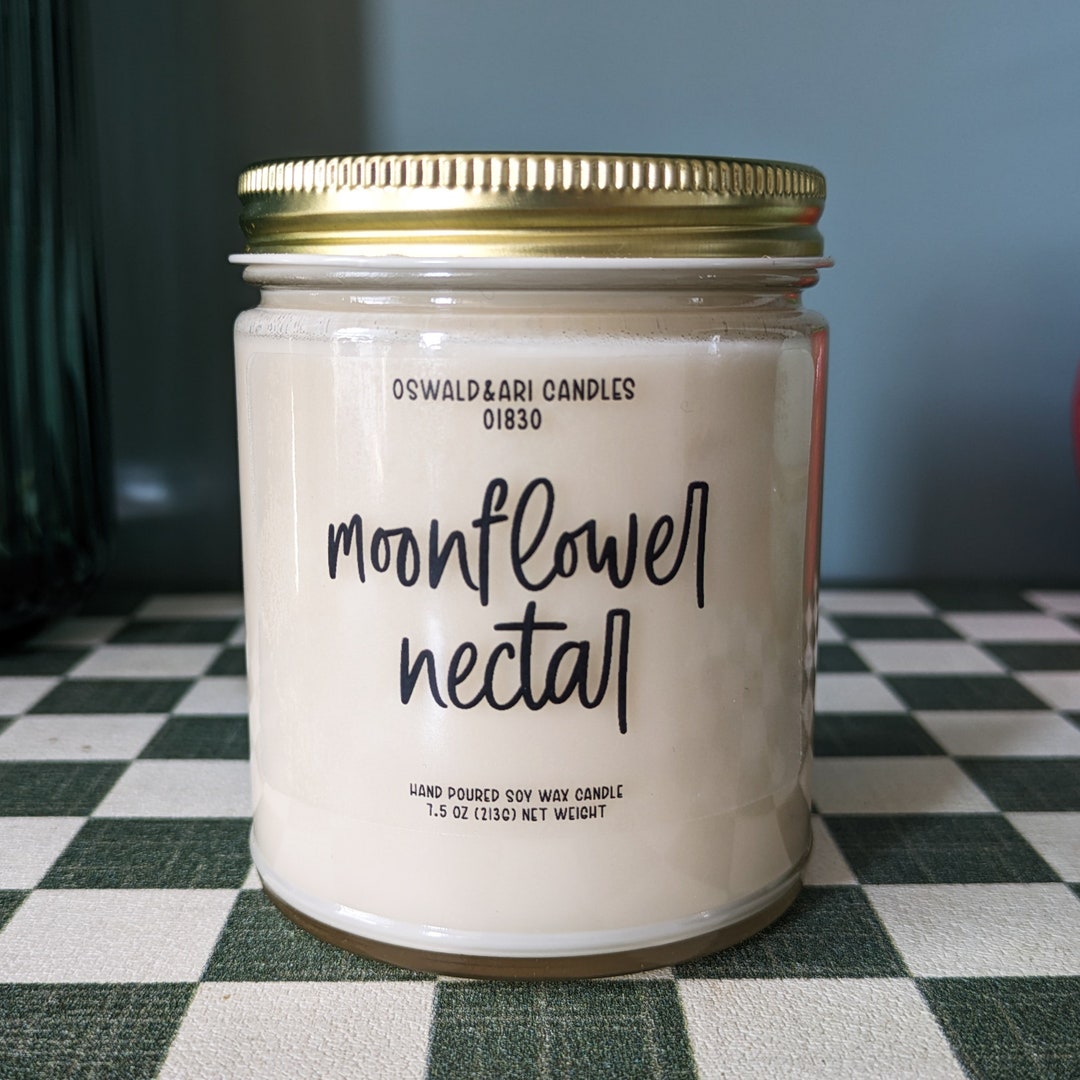 Moonflower Nectar Candle, Moon Flower Nectar Candle, Floral Candle ...