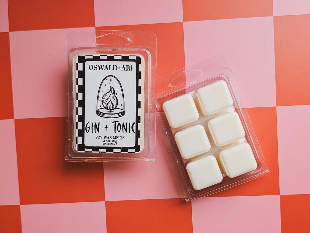 Gin and Tonic Scented Soy Wax Melts, Citrus & Herbal Aroma - Etsy