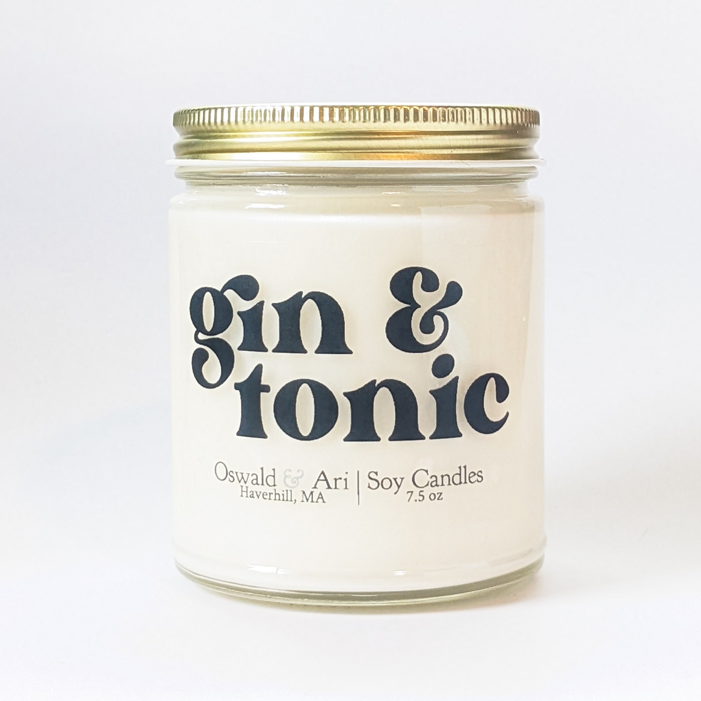 Gin and Tonic Candle Gin Candle Cocktail Candle Drink - Etsy