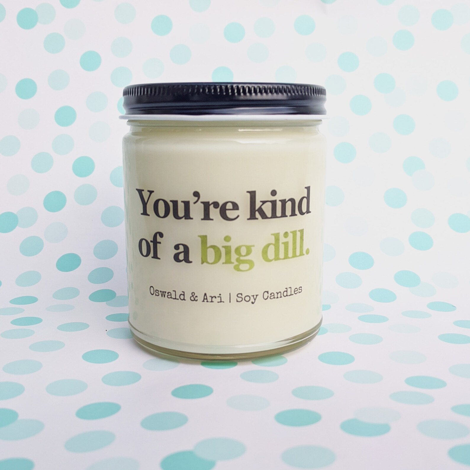 Dill Pickle Scented Soy Wax Candle Dill Pickle Candle Pickle Candle Soy ...