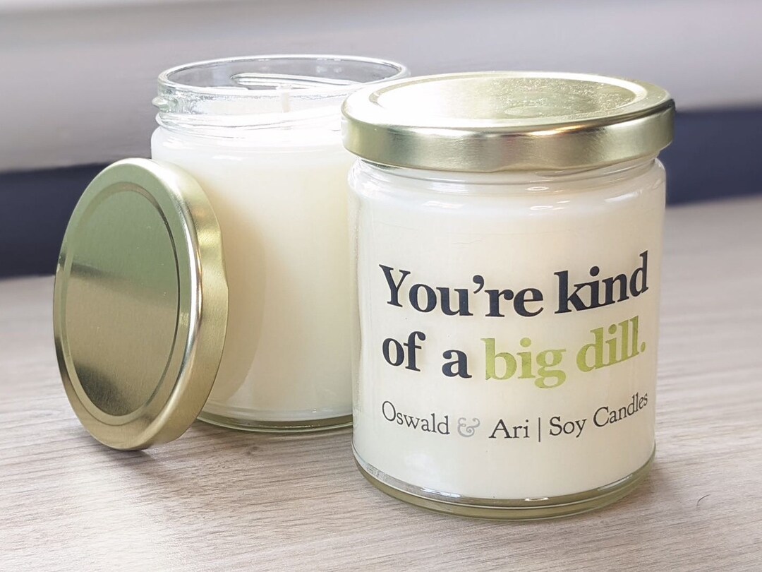 Dill Pickle Scented Soy Wax Candle Dill Pickle Candle Pickle Candle Soy ...