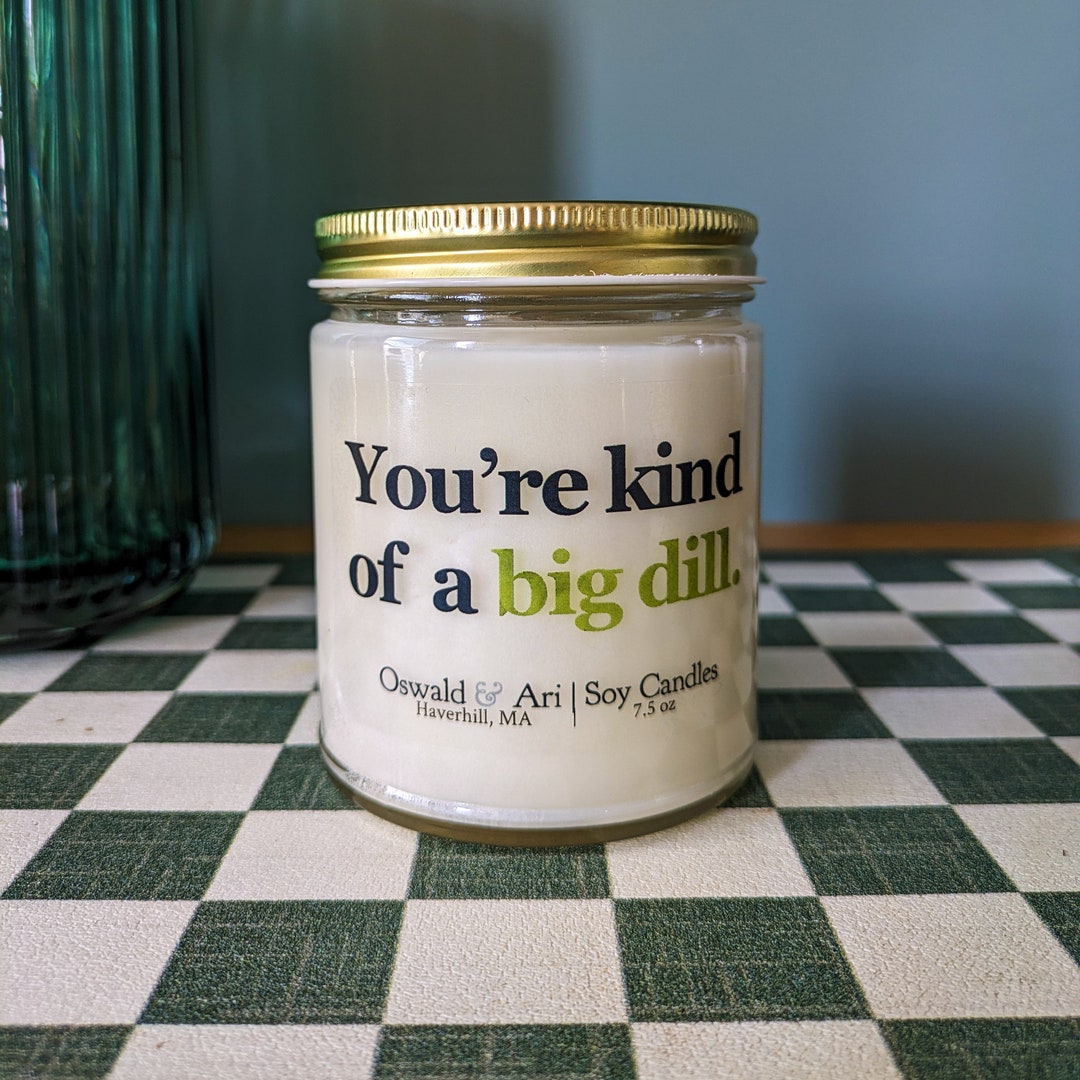 Dill Pickle Scented Soy Wax Candle | Dill Pickle Candle | Pickle Candle ...