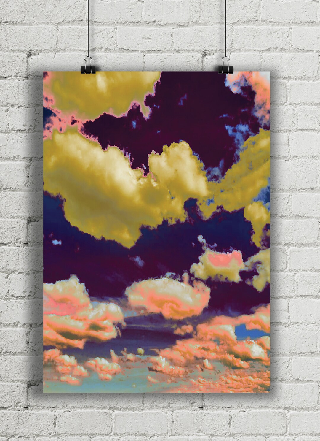 Landscape, Sky, Art Print, Fen Sky, Clouds, the Fens, Cambridgeshire ...