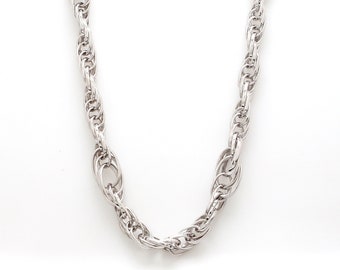 Heavy 3D Platinum Chain for Men JL PT CH 703 | Etsy