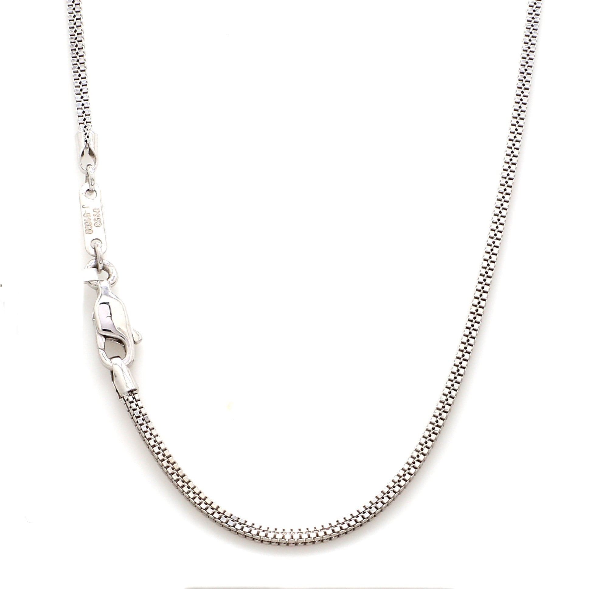 1.7mm Double Box Platinum Chain JL PT CH 961 - Etsy