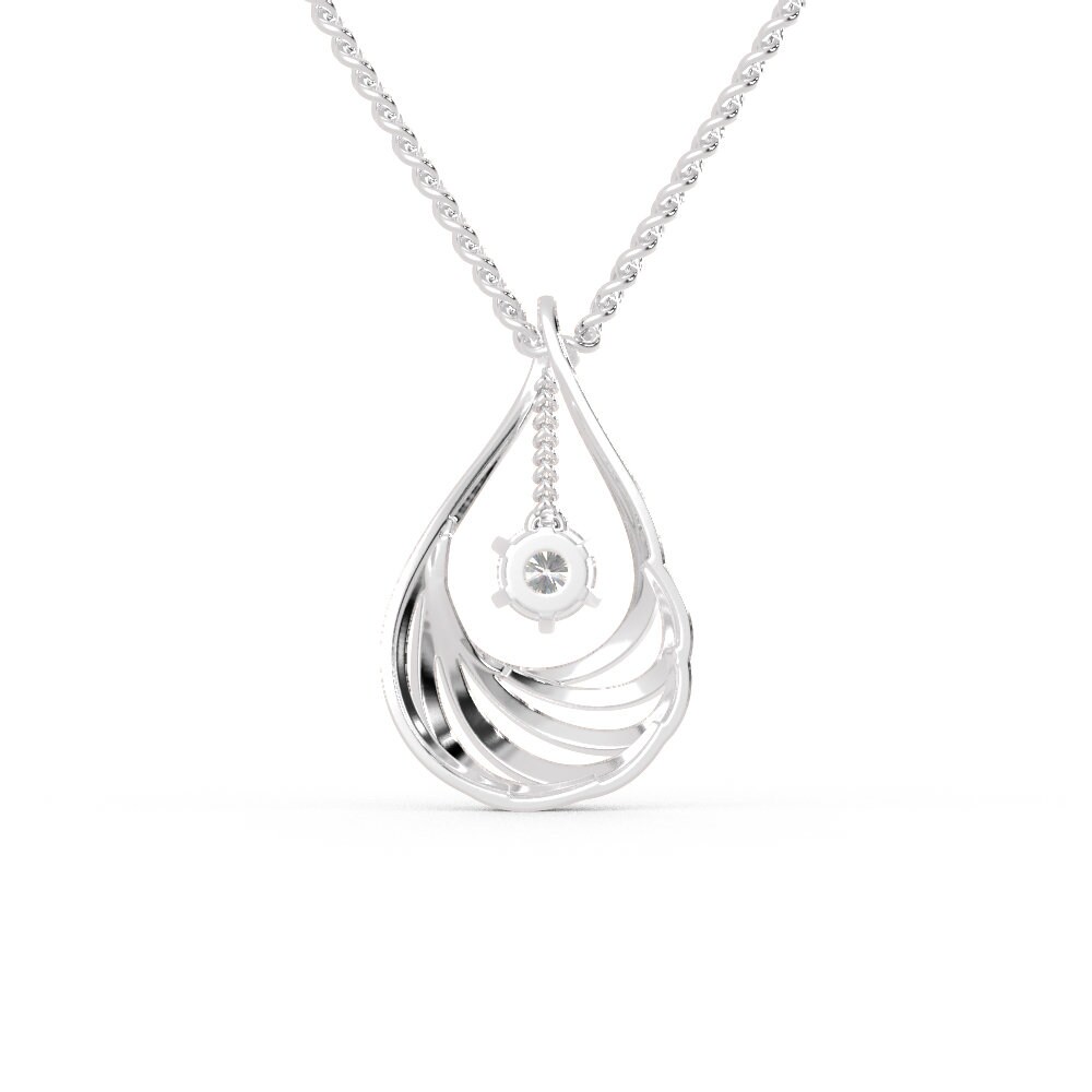 Platinum Diamond Pendant for Women JL PT P 1202 - Etsy