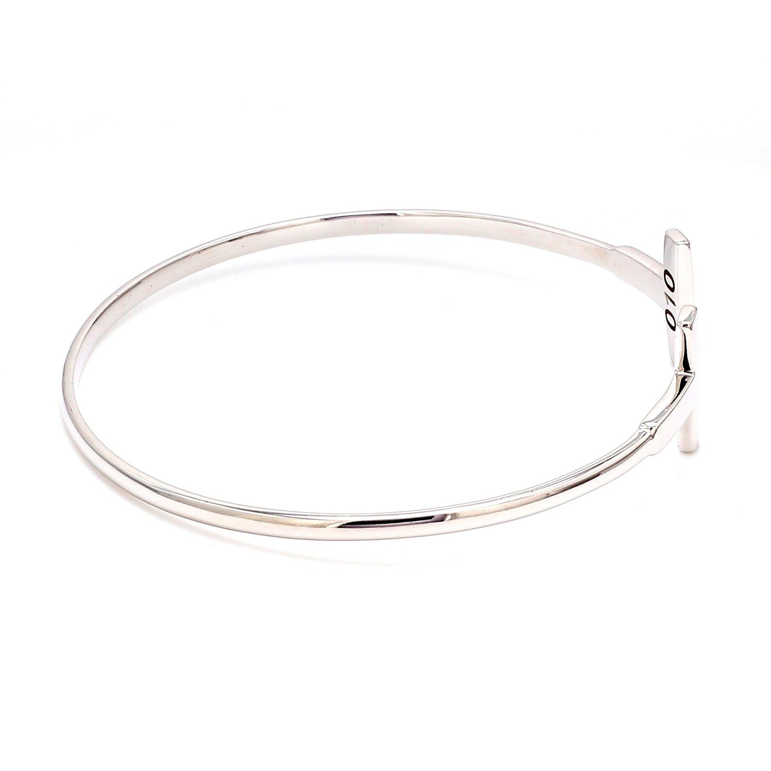 Thin Flattish Platinum Open Kada for Men JL PTB 666 - Etsy