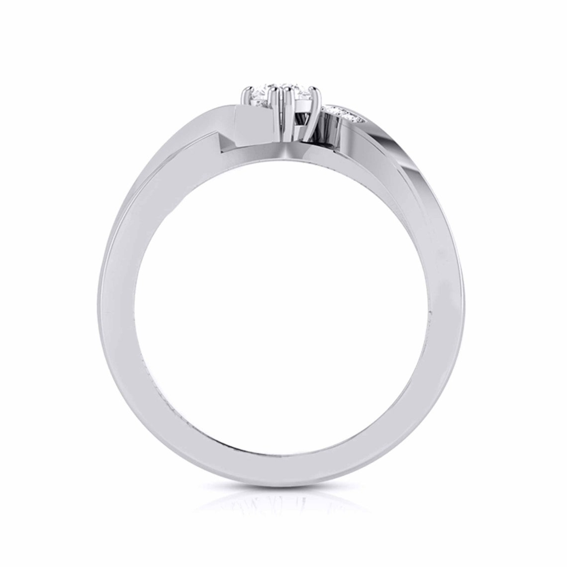 20-pointer Designer Platinum Diamond Engagement Ring JL PT - Etsy