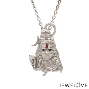 Platinum Shiva Ji Pendant - Etsy