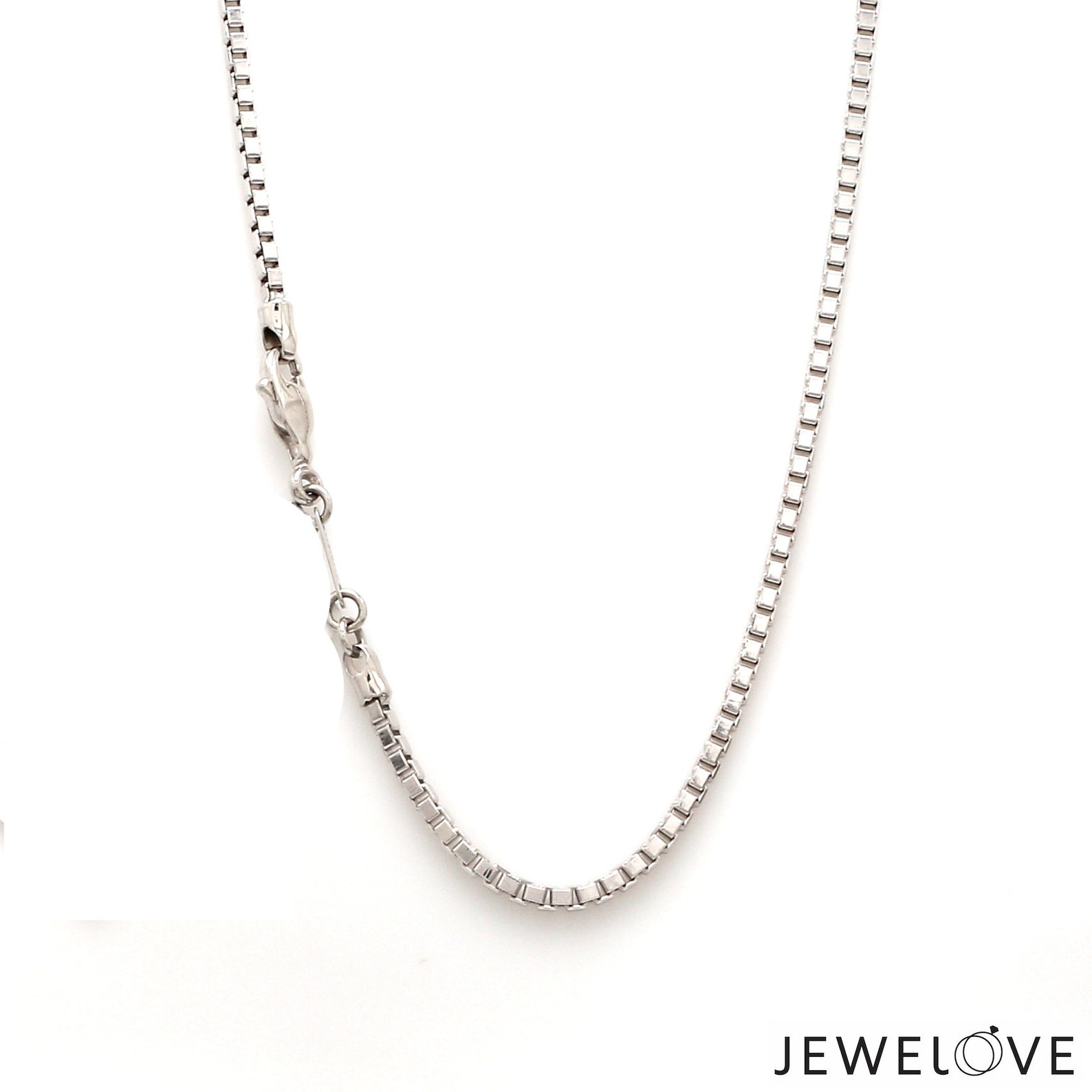 2mm Plain Platinum Box Chain for Men SJ PTO 702-C - Etsy