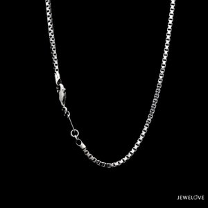 2mm Plain Platinum Box Chain for Men SJ PTO 702-C - Etsy