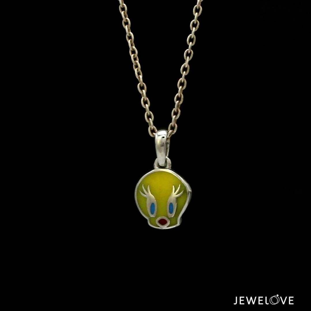 Platinum Yellow Bird Kids Pendant JL PT P 356 - Etsy
