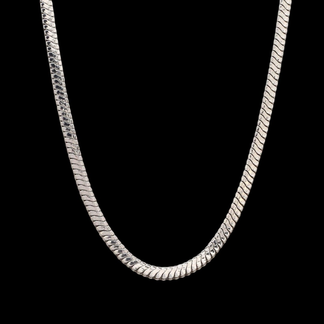 5.5mm Japanese Two Layer Heavy Platinum Snake Chain for Men JL PT CH ...