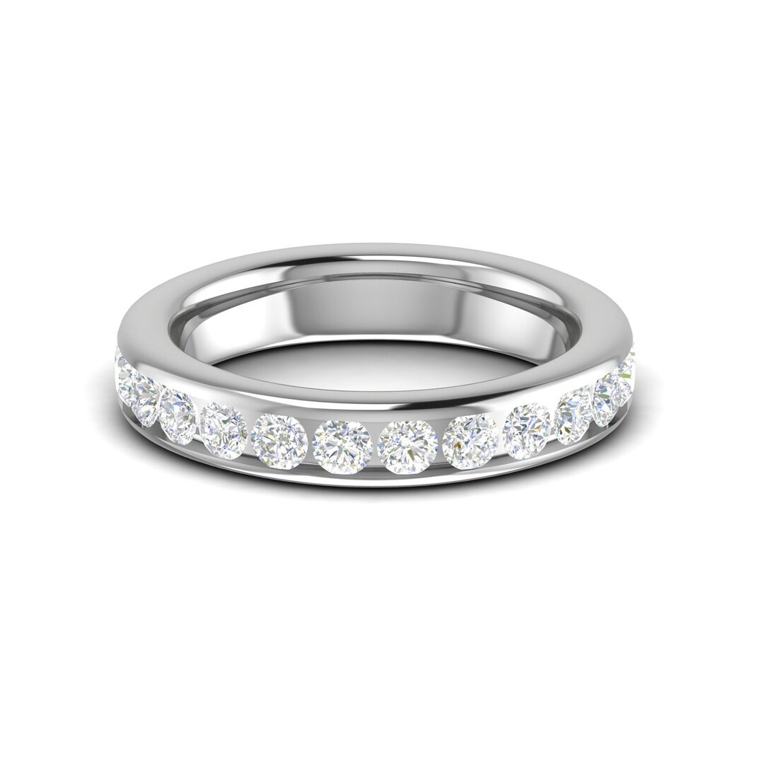 7 Pointer Platinum Diamond Ring for Women JL PT Wb RD 113 - Etsy