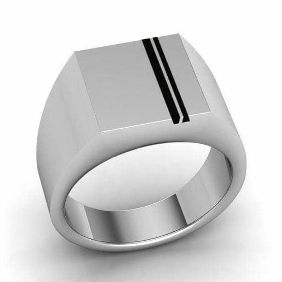 Customised Plain Platinum Ring JL PT 959 - Etsy