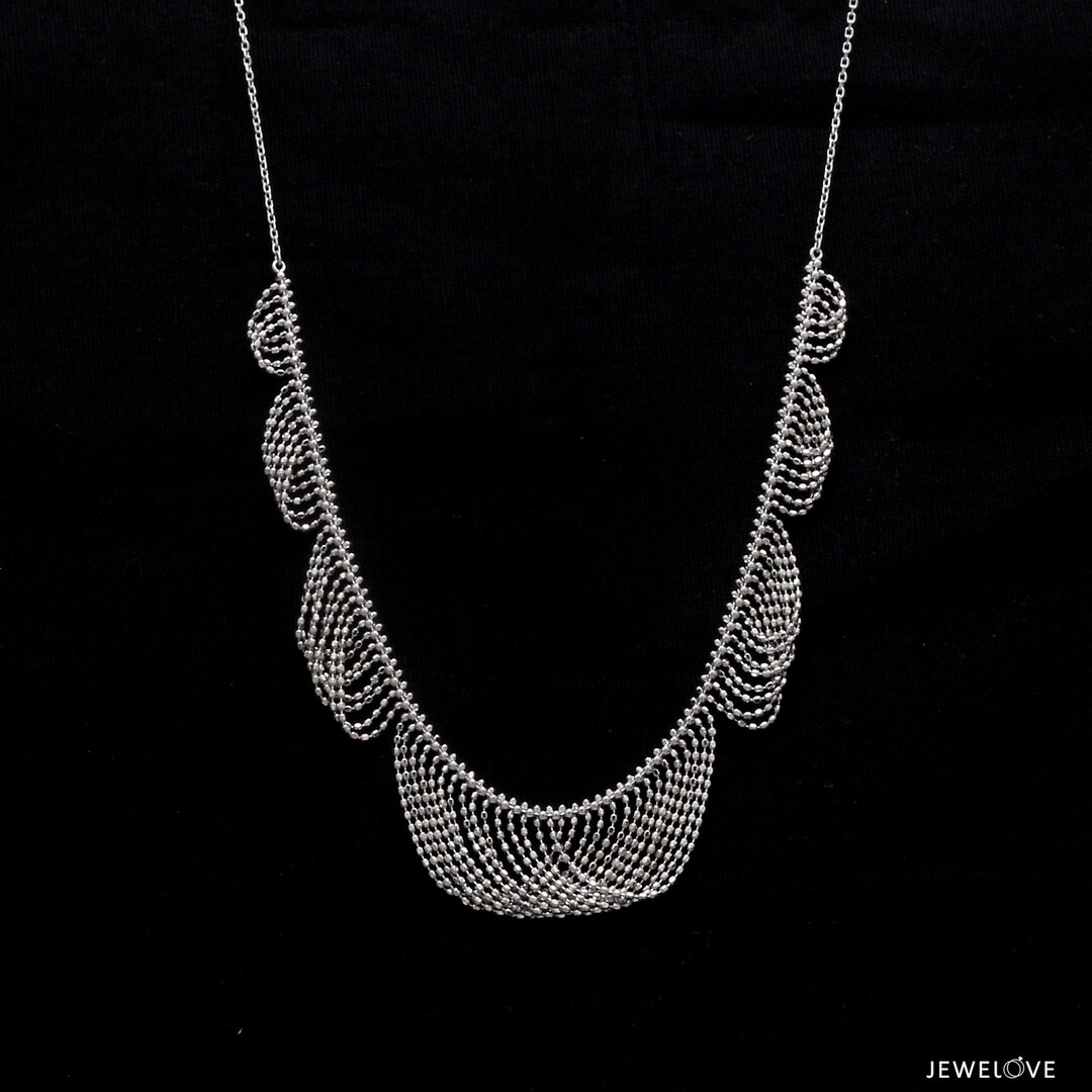 Japanese Platinum Necklace for Women JL PT CH 189 - Etsy