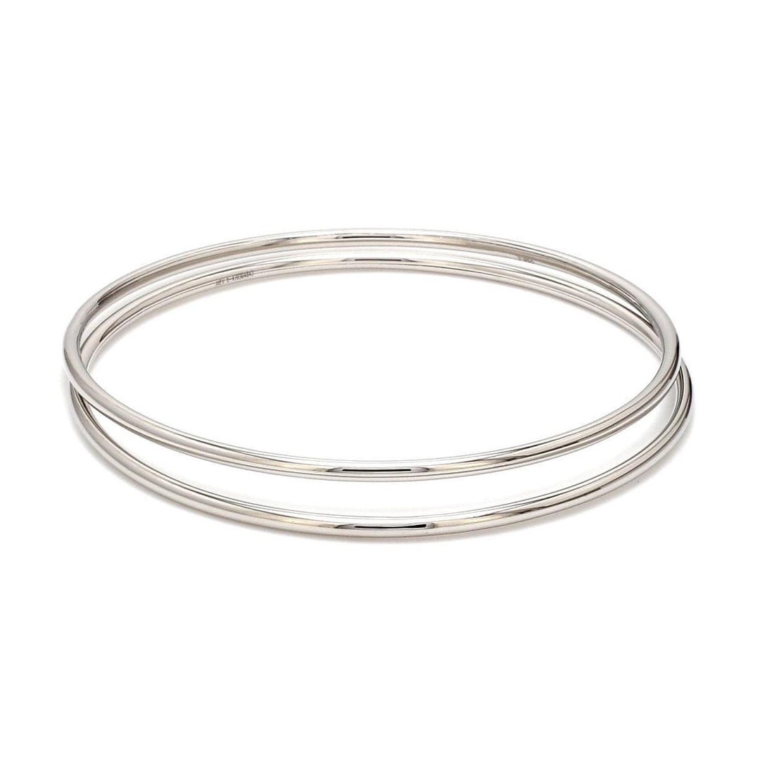 2mm Hollow Platinum Bangle Lightweight for Women JL PTB 1101 - Etsy