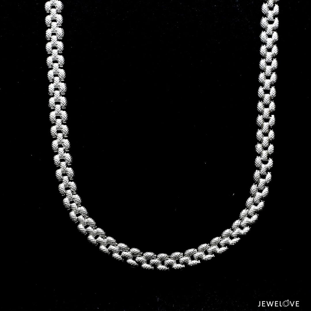 6mm Japanese Platinum Double Side Chain for Men JL PT CH 1401 - Etsy