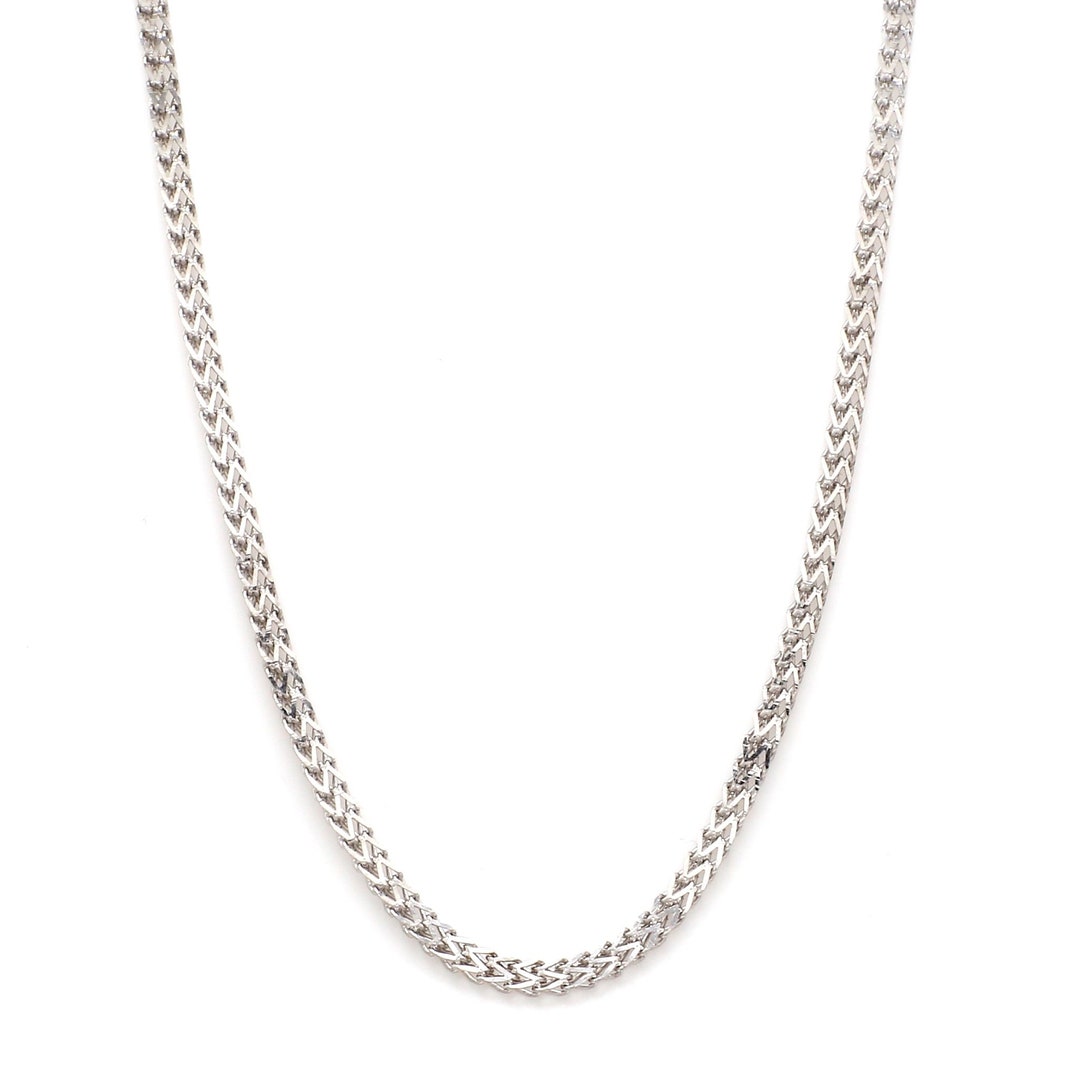 2.25mm Unisex V-chain in Platinum JL PT CH 983 - Etsy