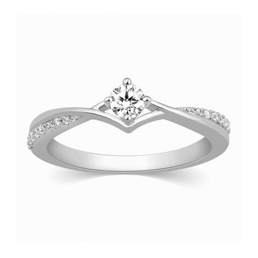 20 Pointer Platinum Diamond Engagement Ring JL PT 573-A - Etsy