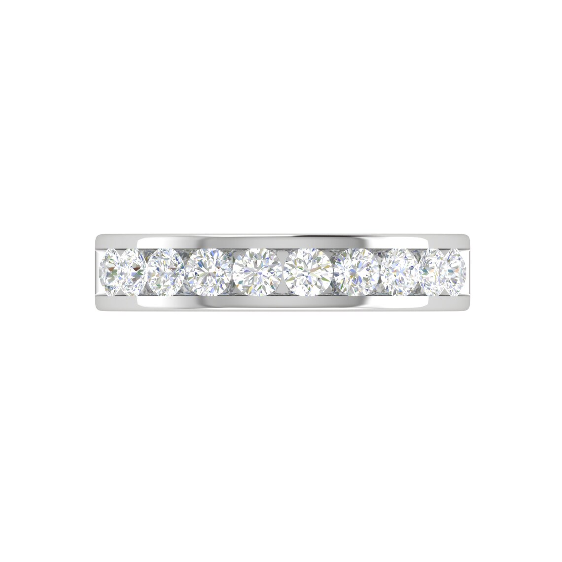 10 Pointer Platinum Diamond Ring for Women JL PT Wb RD 104 - Etsy