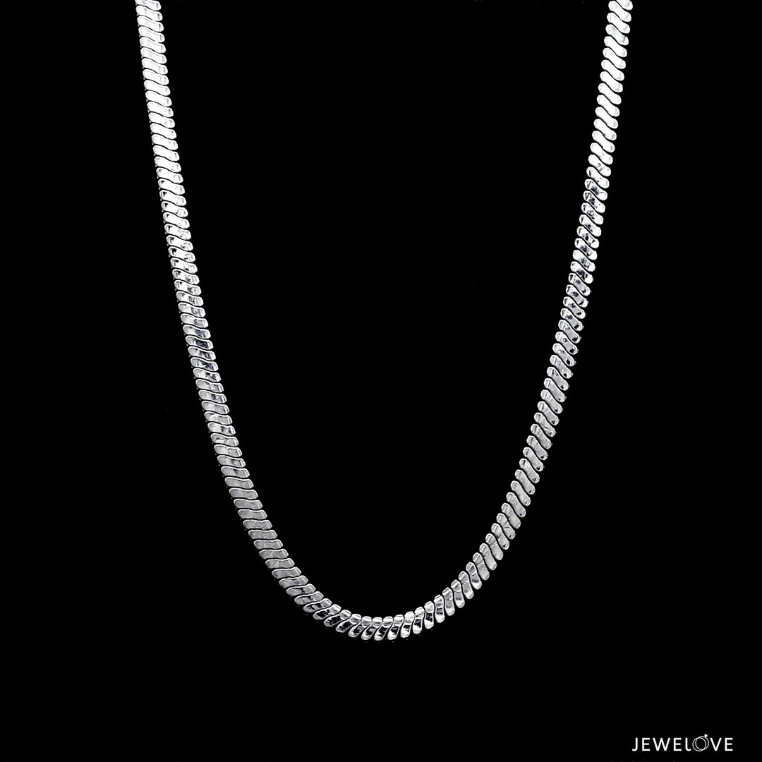 3.5mm Japanese Two Layer Heavy Platinum Snake Chain for Men JL PT CH ...