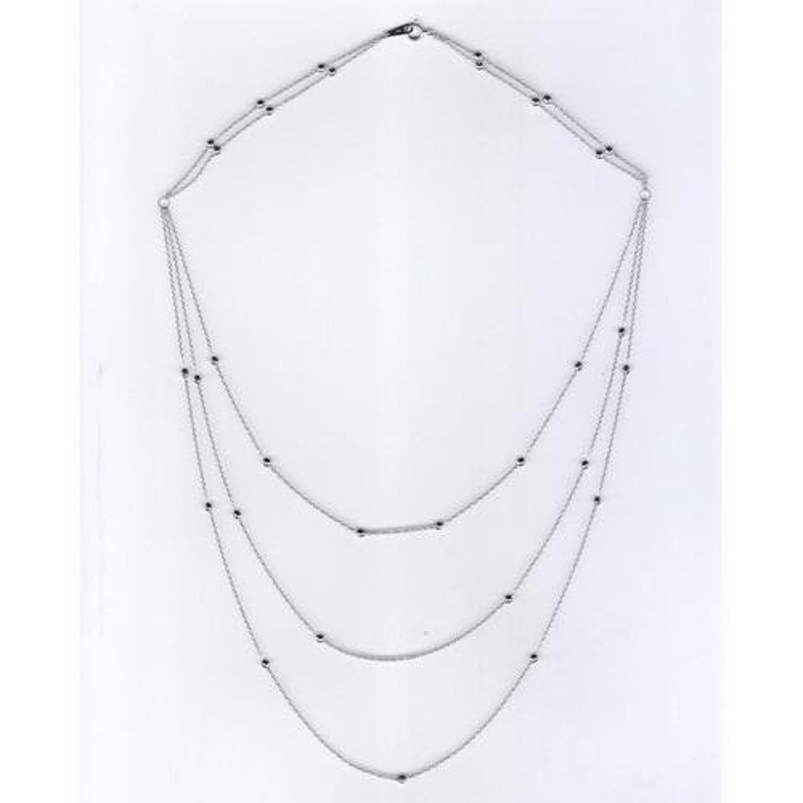 Japanese Plain Platinum Long Alpha Chain SJ PTO 708 - Etsy