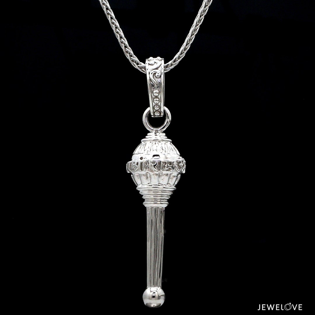 Platinum Hanuman Ji Gada Pendant for Men JL PT Gada-2 - Etsy