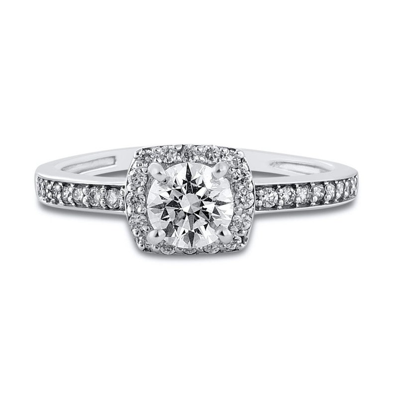 50 Pointer Designer Raised Solitaire Platinum Ring for Women - Etsy