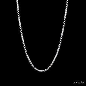 2mm Plain Platinum Box Chain for Men SJ PTO 702-C - Etsy
