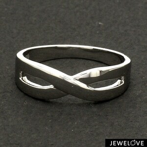 Plain Platinum Infinity Ring JL PT 911 - Etsy