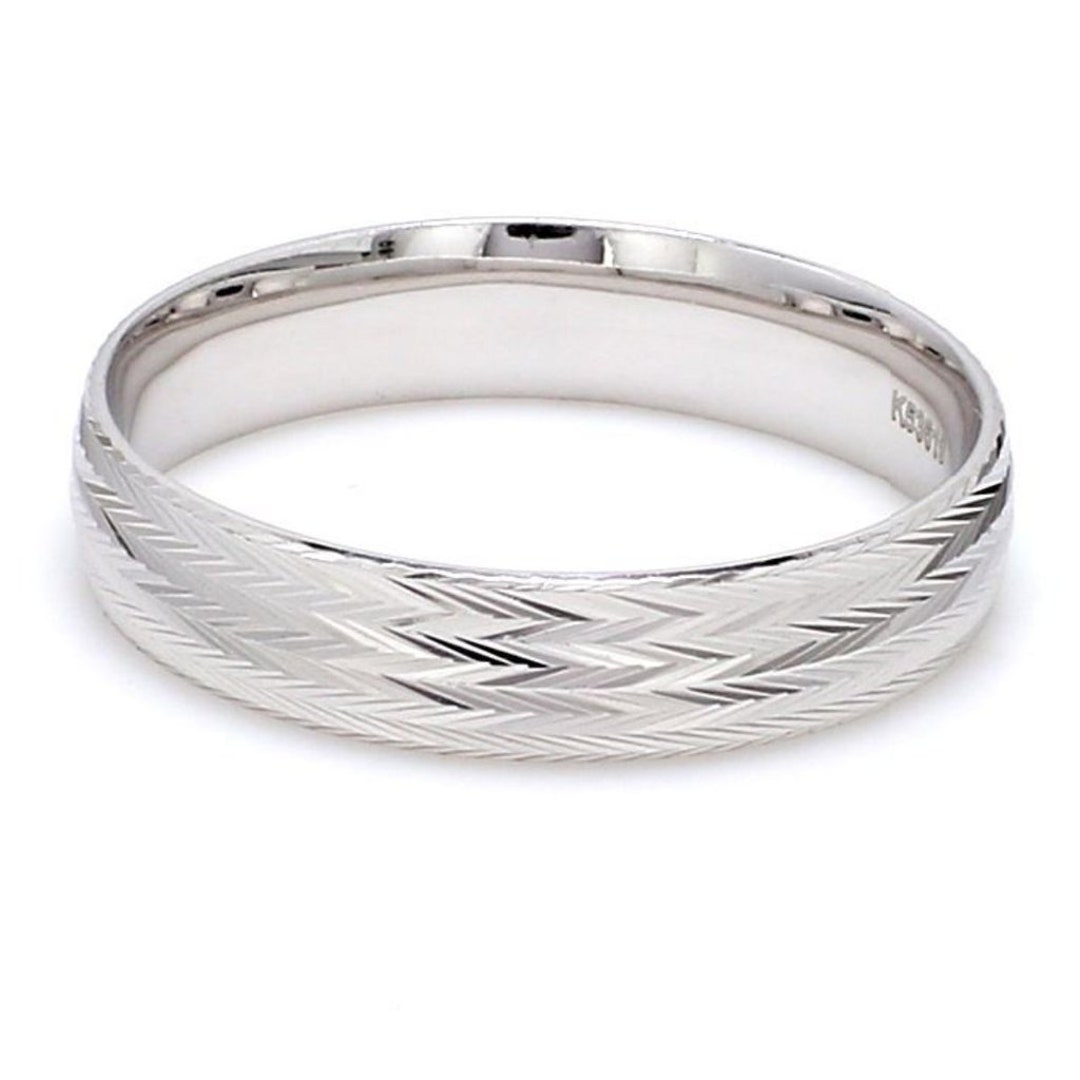 Japanese Platinum Couple Rings With Unique Shiny Texture JL PT 611 - Etsy