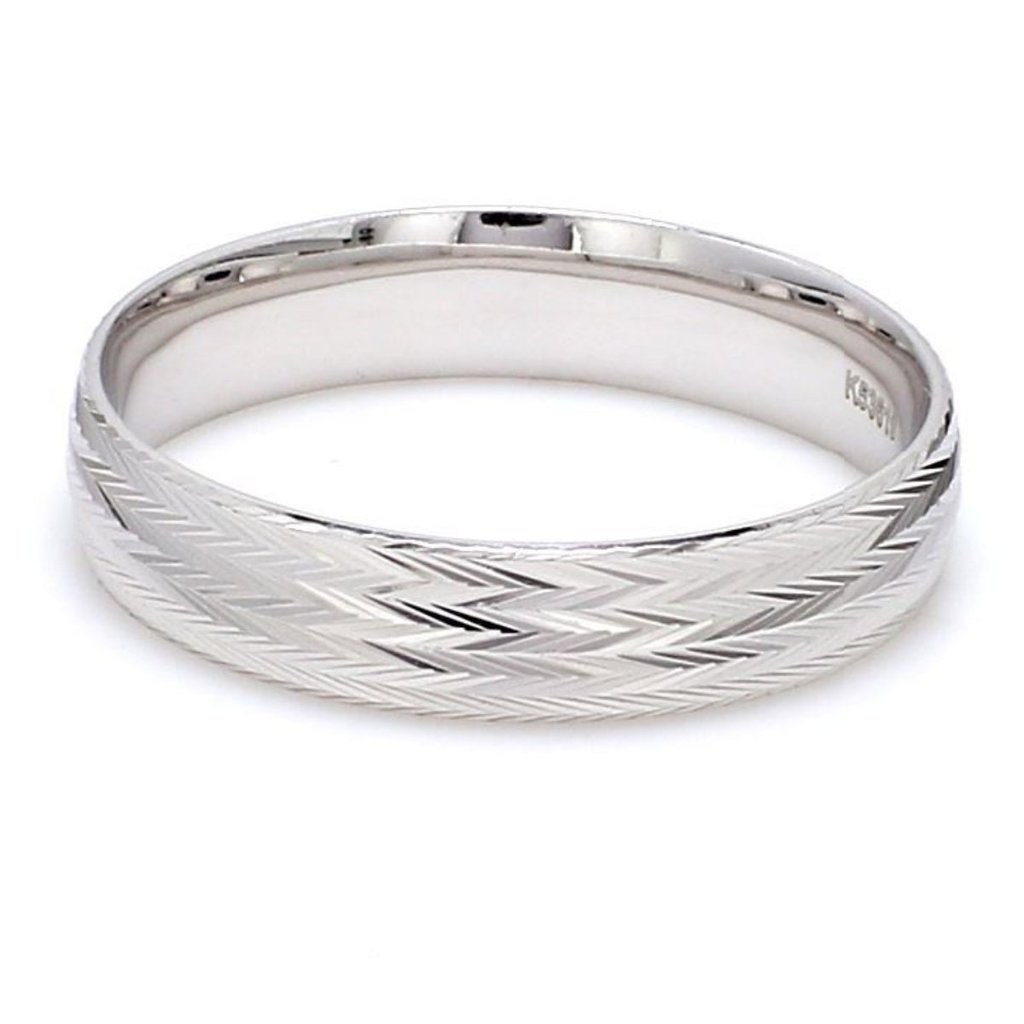 Japanese Platinum Couple Rings With Unique Shiny Texture JL PT - Etsy